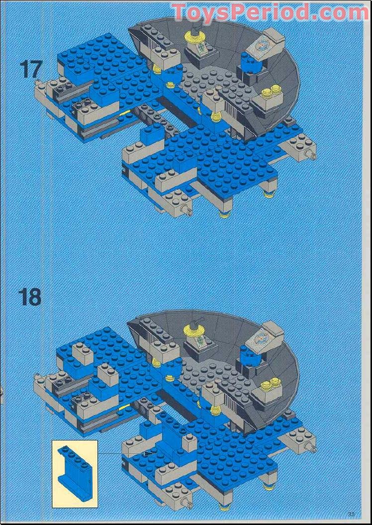 LEGO 6977 Arachnoid Star Base Instructions and Parts List