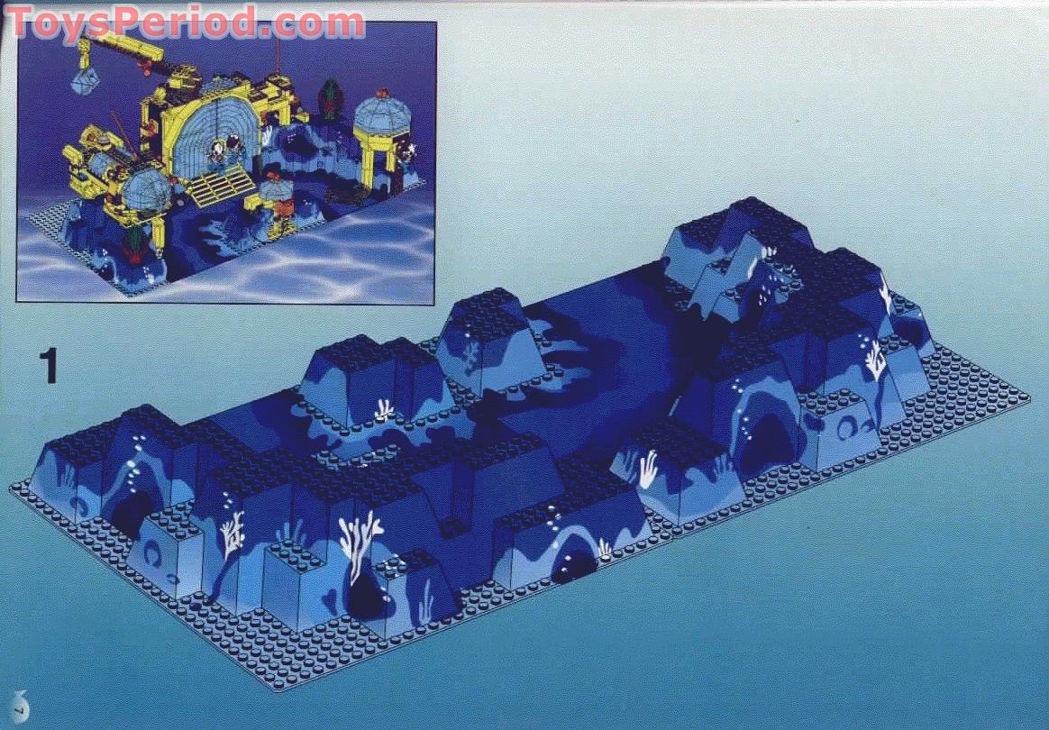 LEGO 6195 Neptune Discovery Lab - Aqua Dome 7 Instructions and Parts List