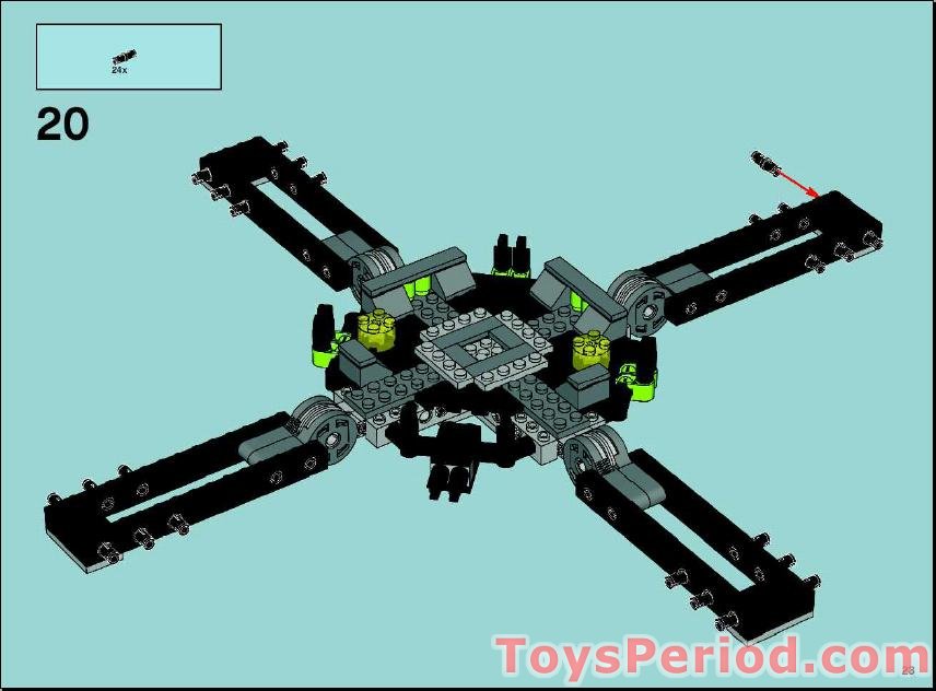 LEGO 7707 Striking Venom Instructions and Parts List