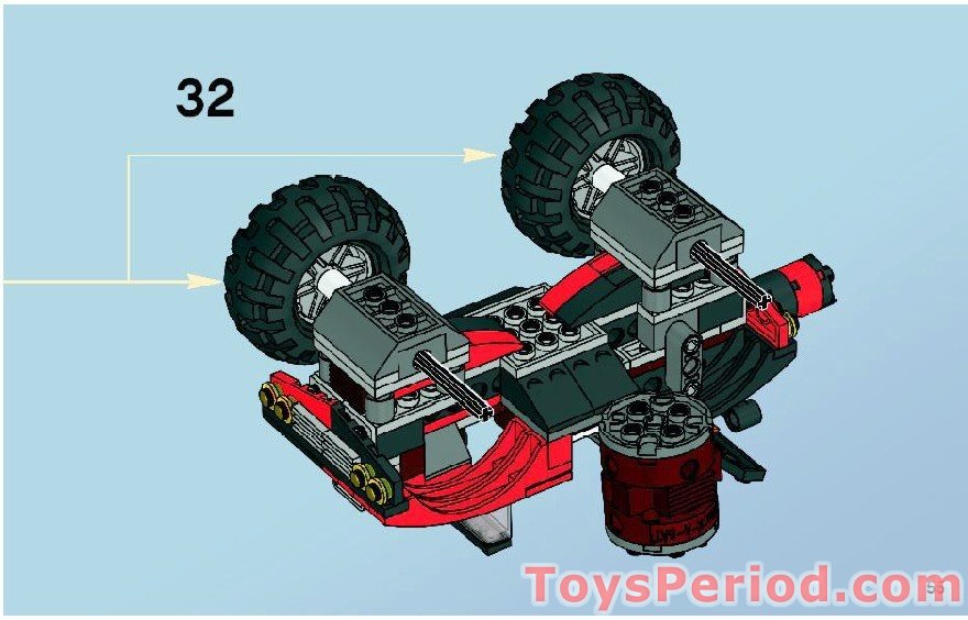 LEGO 7886 The Batcycle: Harley Quinn's Hammer Truck Instructions and ...