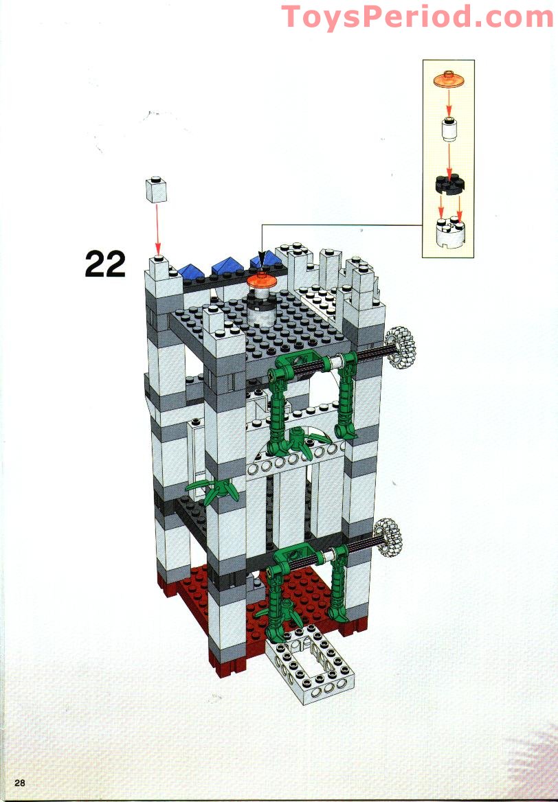 LEGO 8780 Citadel of Orlan Instructions and Parts List