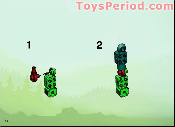 LEGO 8784-1 Rascus (USA Version with 3 Cards) Instructions and Parts List