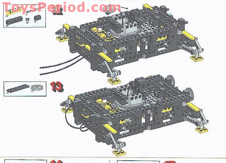 LEGO 8094 Technic Control Center Instructions and Parts List