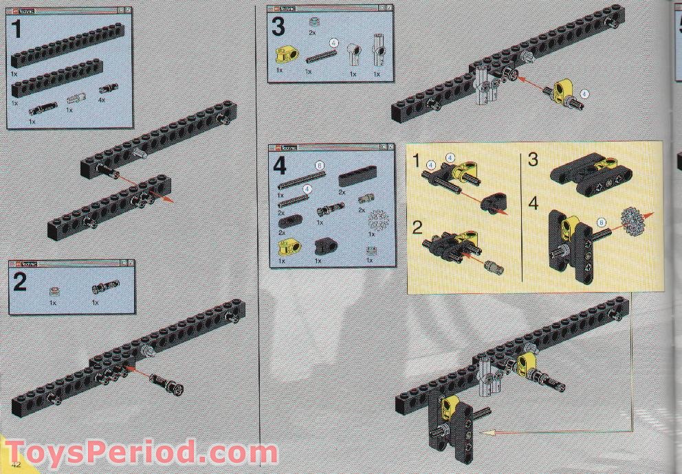 LEGO 8458 Silver Champion Racer Instructions and Parts List