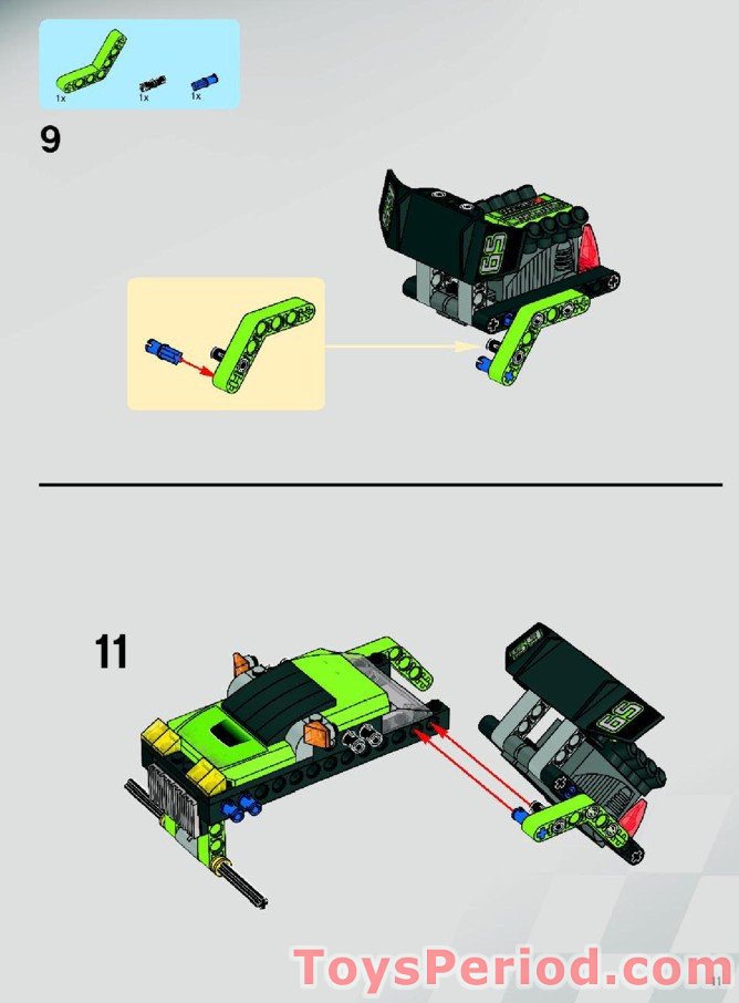 LEGO 8496 Desert Hammer Instructions and Parts List