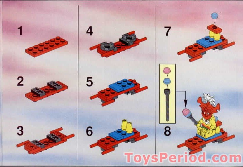 LEGO 6262 King Kahuka's Throne Instructions and Parts List