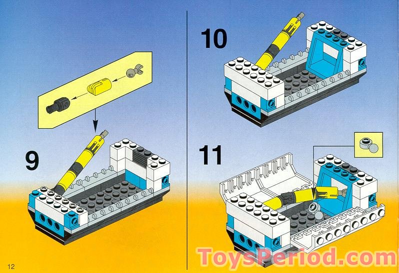 LEGO 6456 Mission Control Instructions and Parts List