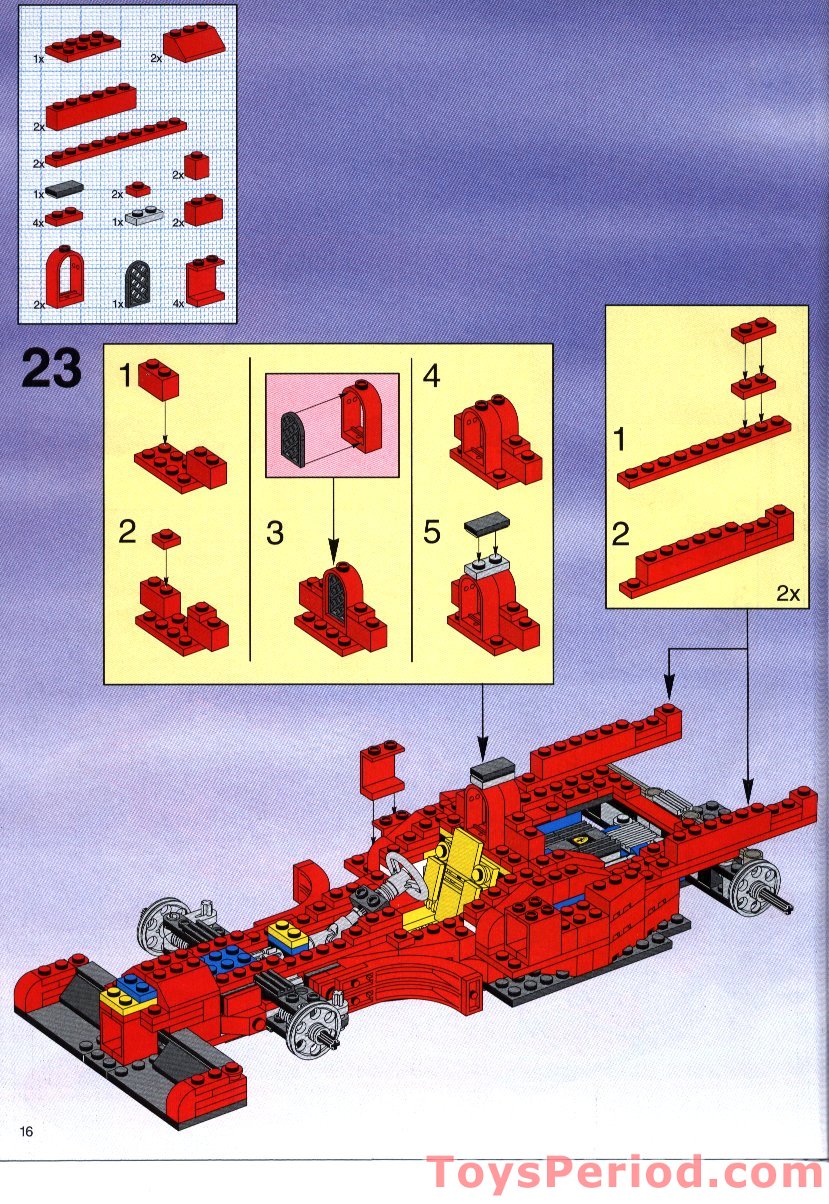 LEGO 2556 Shell Promotional Set, Ferrari Formula 1 Racing Car ...