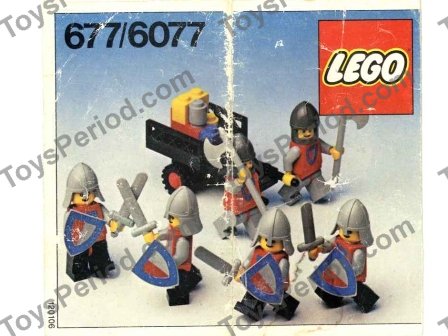 LEGO 677 Knight's Procession Instructions and Parts List