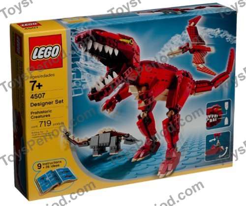 LEGO 4507 Prehistoric Creatures Instructions and Parts List
