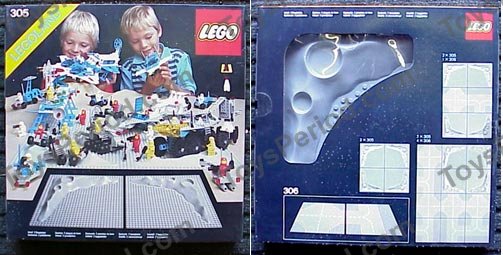 LEGO 305-1 Two Crater Plates Set Parts List