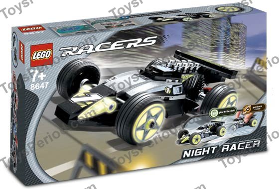 LEGO 8647 Night Racer Instructions and Parts List