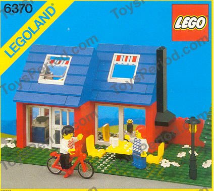 LEGO 6370 Weekend Home Instructions and Parts List