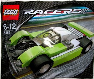 LEGO 7452 Lime and Black Racer Set Parts List