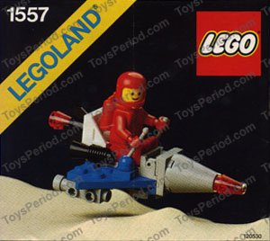 LEGO 1557 Space Scooter Instructions and Parts List