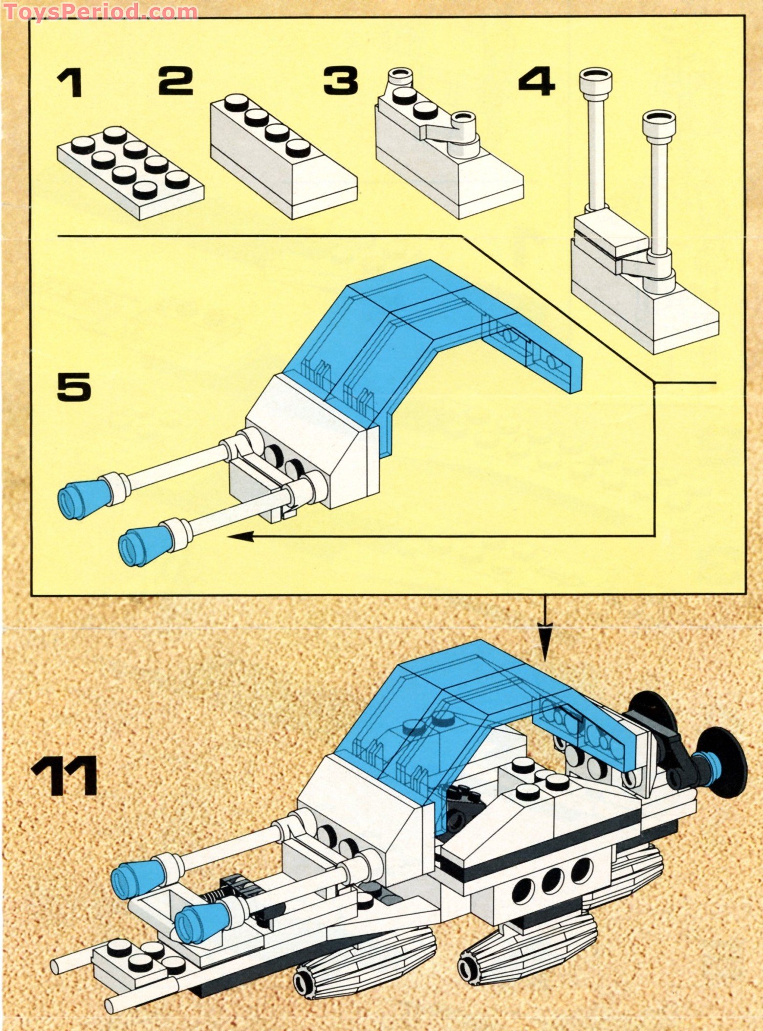 LEGO 6875 Hovercraft Instructions and Parts List
