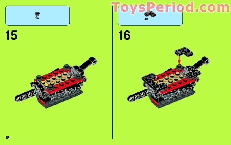 LEGO 79101 Shredder's Dragon Bike Instructions and Parts List