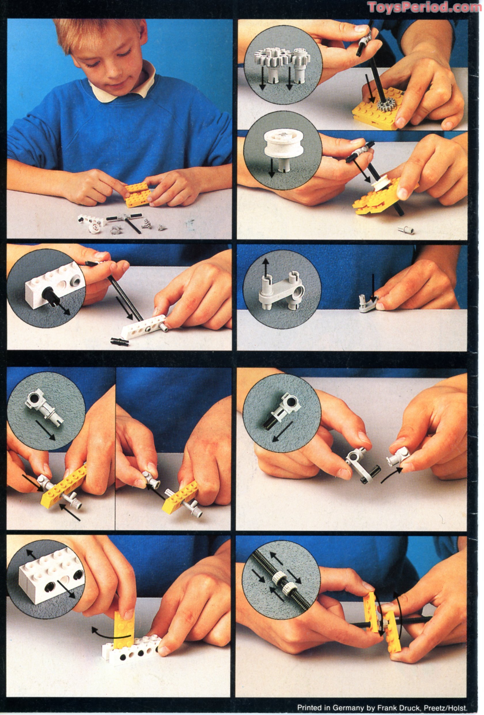 LEGO 8620 Snow Scooter Instructions and Parts List