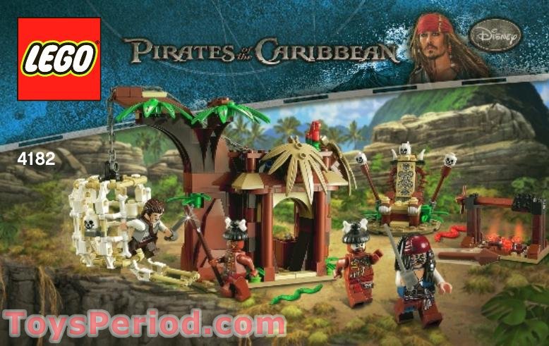 LEGO 4182 The Cannibal Escape Instructions and Parts List