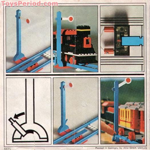 LEGO 156-1 2 Signals with Automatic Stop or Go Attachment Instructions ...
