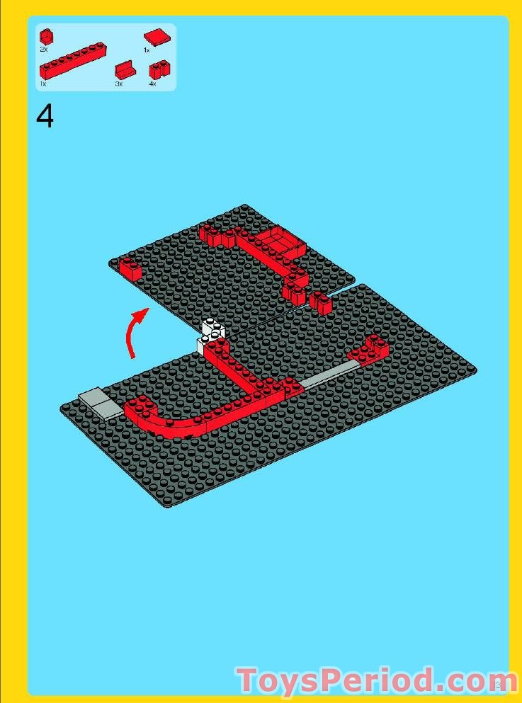 LEGO 10184 Town Plan Instructions and Parts List