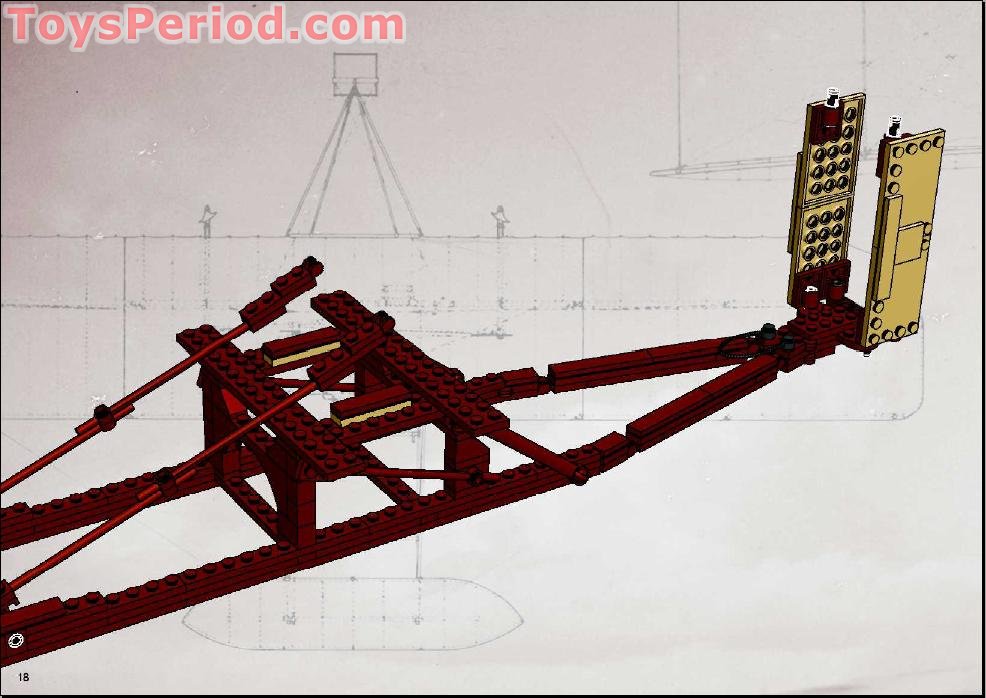 LEGO 10124 Wright Flyer Instructions and Parts List