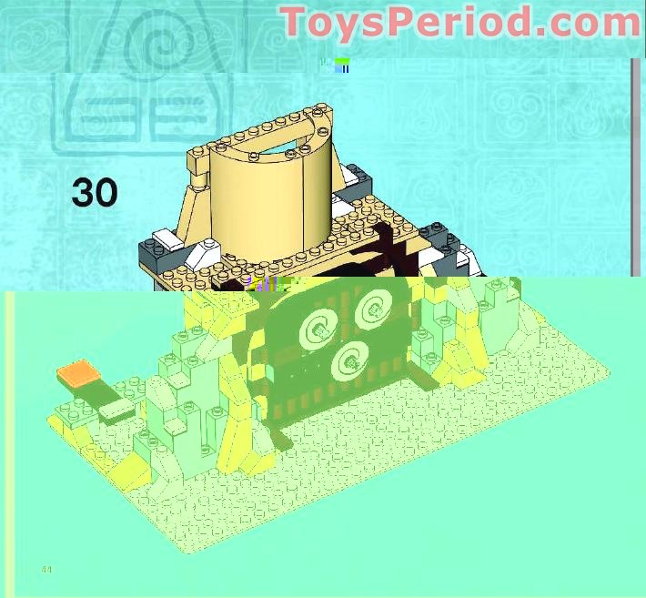 LEGO 3828 Air Temple Instructions and Parts List