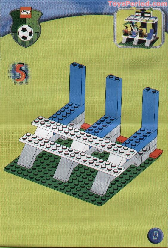LEGO 3403 Fans' Grandstand with Scoreboard Instructions and Parts List