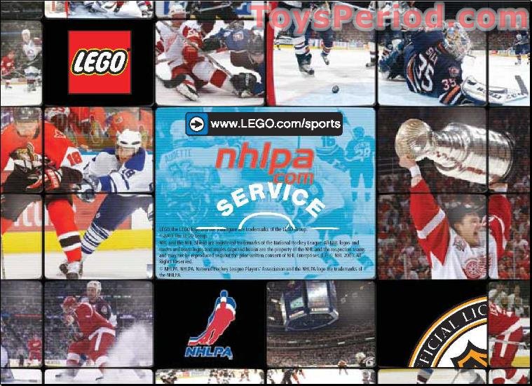 LEGO 3541 Slap Shot Instructions and Parts List