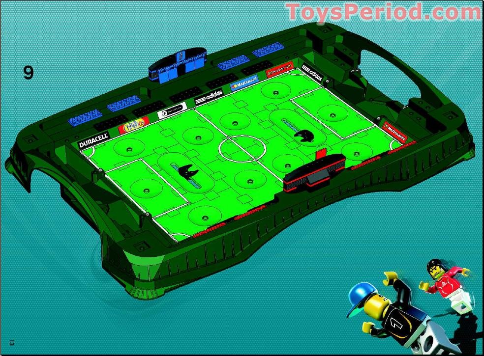 LEGO 3569 Grand Soccer Stadium Instructions and Parts List