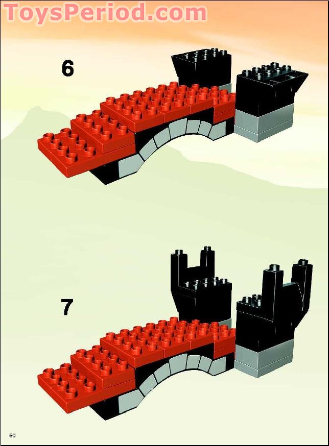 LEGO 4785 Black Castle Instructions and Parts List