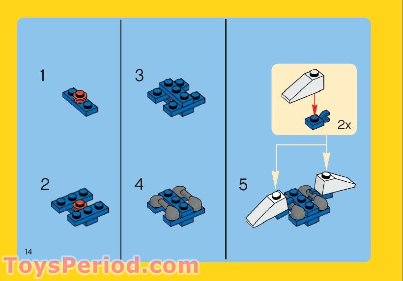 LEGO 4917 Mini Robots Instructions and Parts List