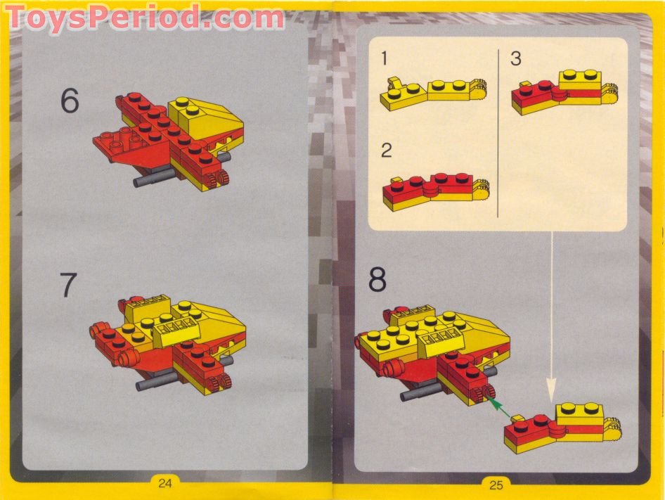 LEGO 4348-1 Aero Pod Instructions and Parts List