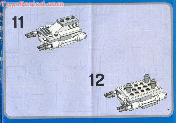 LEGO 4494 Mini Imperial Shuttle Instructions and Parts List