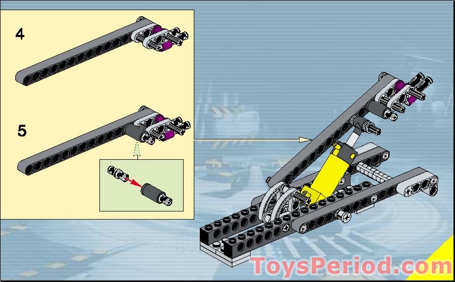 LEGO 5218 Pneumatic Pack Instructions and Parts List