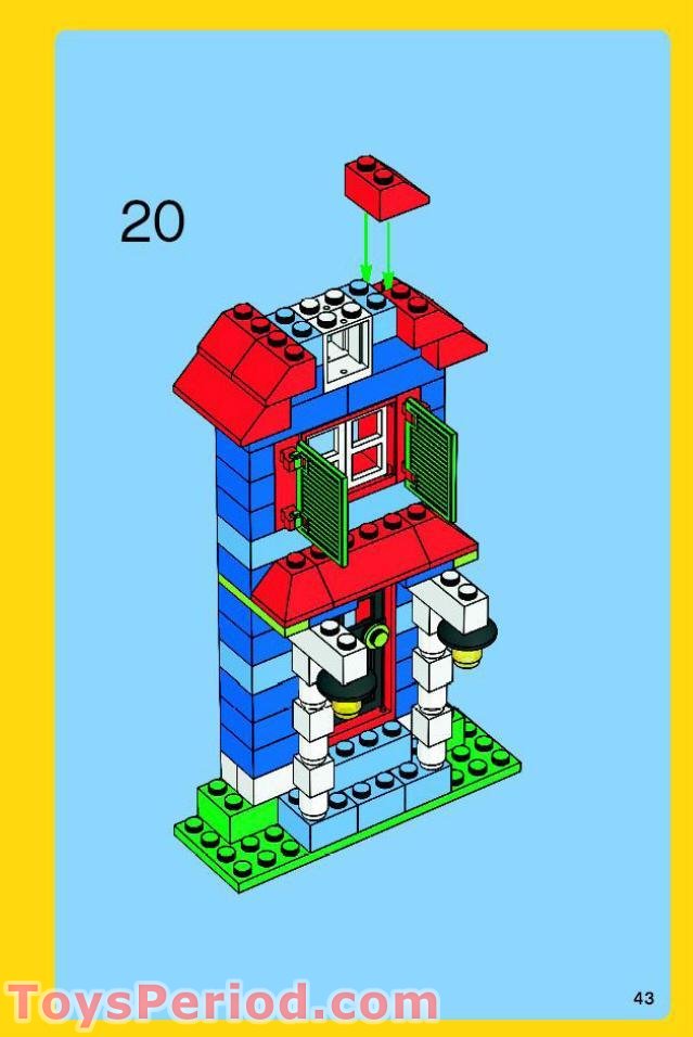 LEGO 5582 Ultimate LEGO Town Building Set Instructions and Parts List