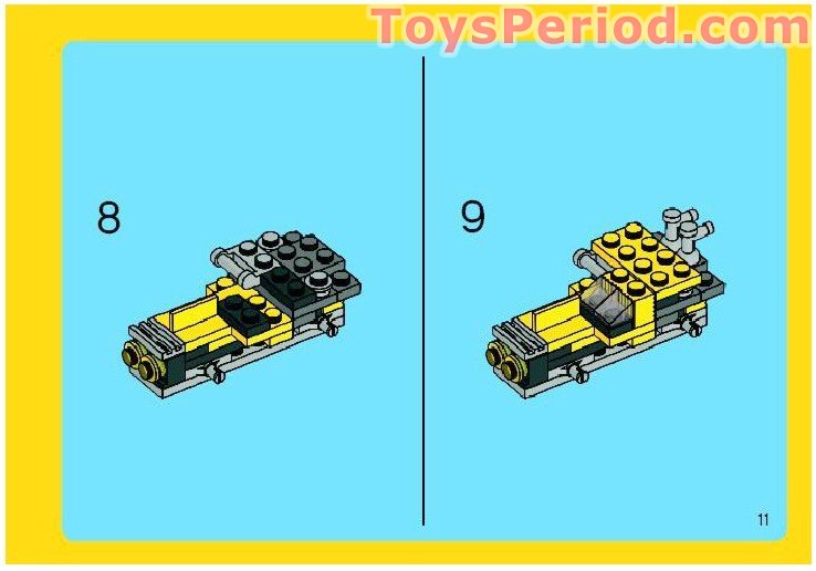 LEGO 6742 Mini Jeep Instructions and Parts List