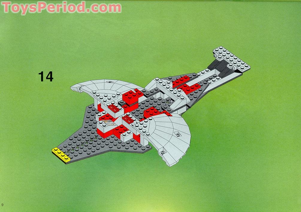 LEGO 6979 Interstellar Starfighter Instructions and Parts List