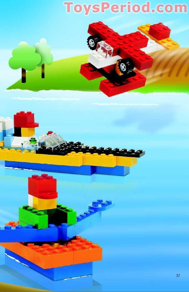LEGO 6186 Build Your Own LEGO Harbor Instructions and Parts List