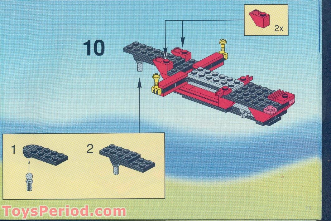 LEGO 6340 Hook and Ladder Instructions and Parts List