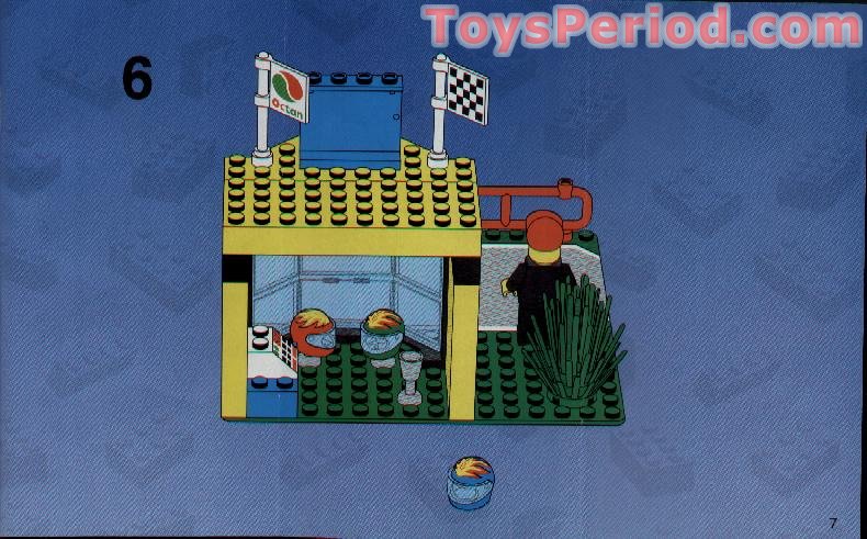 LEGO 6426 Super Cycle Center Instructions and Parts List