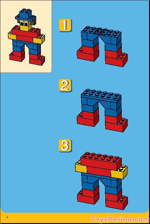 LEGO 7793 LEGO Standard Starter Set Instructions and Parts List