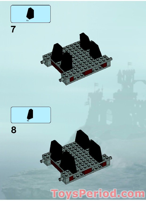 LEGO 7037 Tower Raid Instructions and Parts List