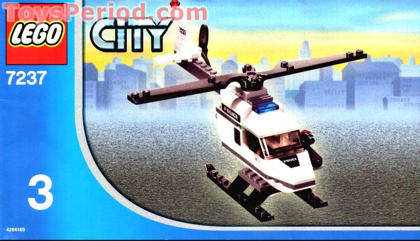 LEGO 7237-1 Police Station - with Light-Up Minifig Instructions and ...