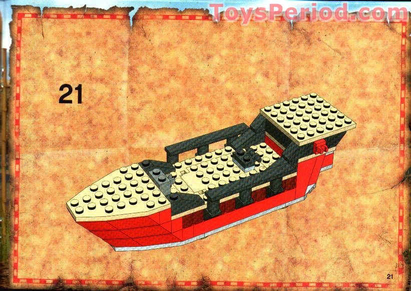 LEGO 7416 Emperor's Ship Instructions and Parts List