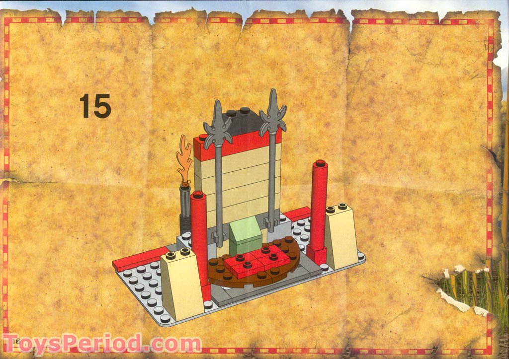 LEGO 7413 Passage of Jun-Chi Instructions and Parts List