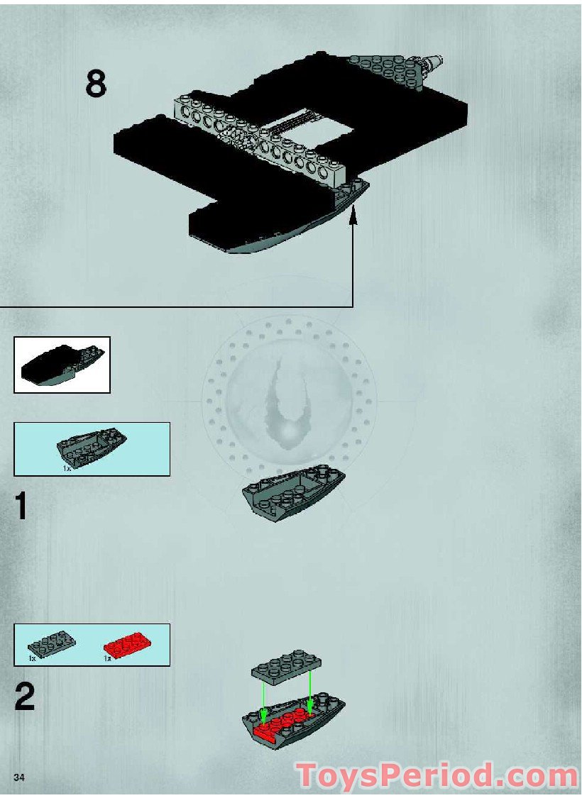 LEGO 8624 Race for the Mask of Life Instructions and Parts List