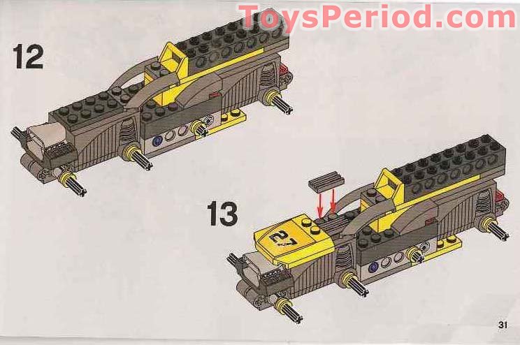 LEGO 8490 Desert Hopper Instructions and Parts List
