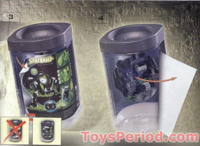 LEGO 8561 Nuhvok Instructions and Parts List