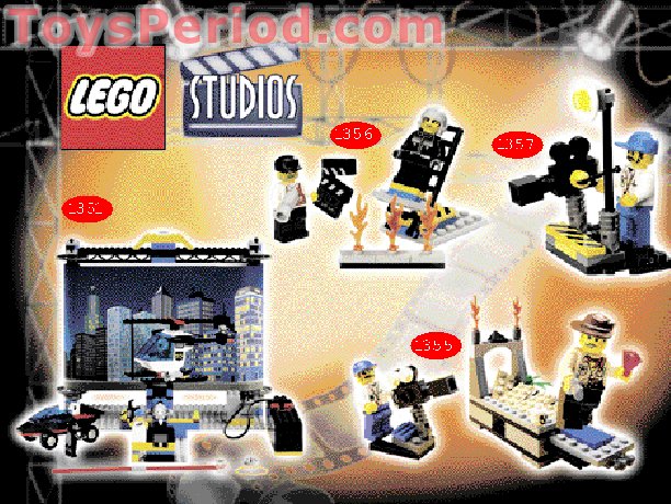 LEGO 1354 Dino Head Attack Instructions and Parts List